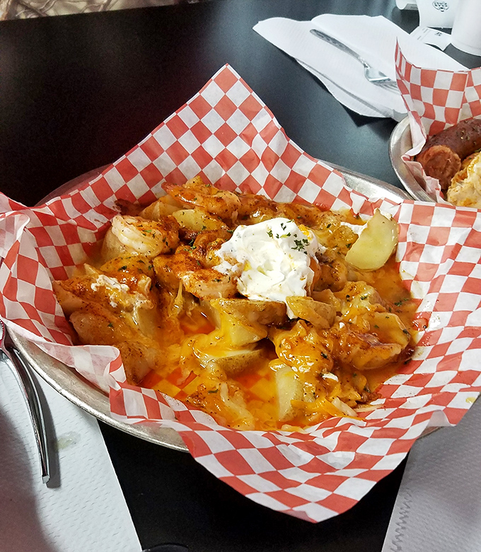 Cheesy, saucy, shrimpy goodness that makes you want to high-five the chef. This dish doesn't just satisfy hunger&mdash;it creates food memories that linger long after the plate is clean.