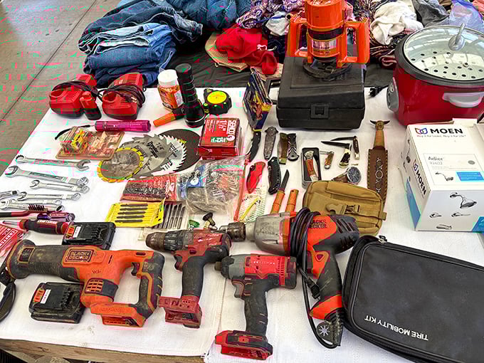 Tool heaven for DIY enthusiasts &ndash; where yesterday's power drills become tomorrow's home improvement projects waiting to happen.