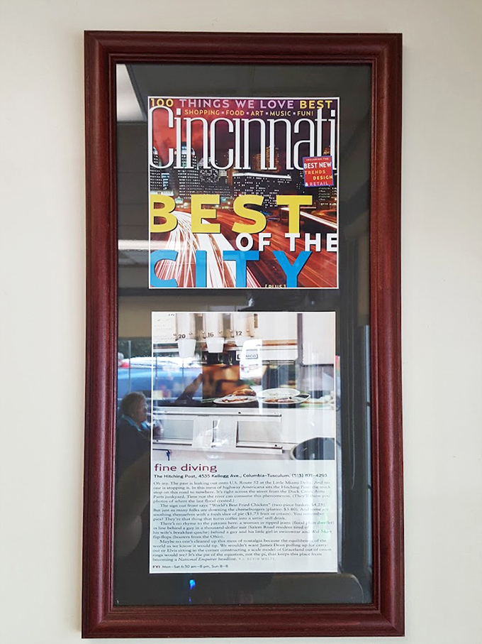 That framed magazine cover isn't just decoration &ndash; it's a diploma from the University of Doing Things Right for decades.
