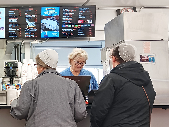 The ordering counter&mdash;where dreams come true, calories don't count, and decisions about whether to add pie to your order are always answered with "yes."