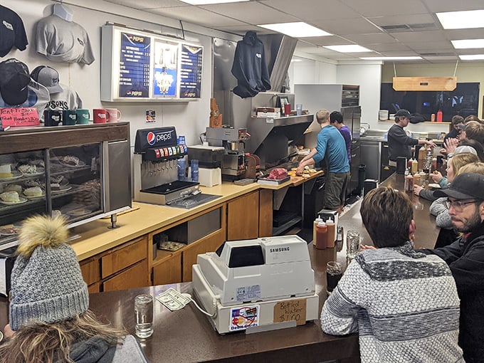 The register might be modern, but the transaction remains delightfully old-fashioned: you give money, they give happiness. 