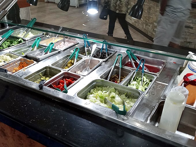 The salad bar &ndash; where healthy intentions go before surrendering to the siren call of comfort food.