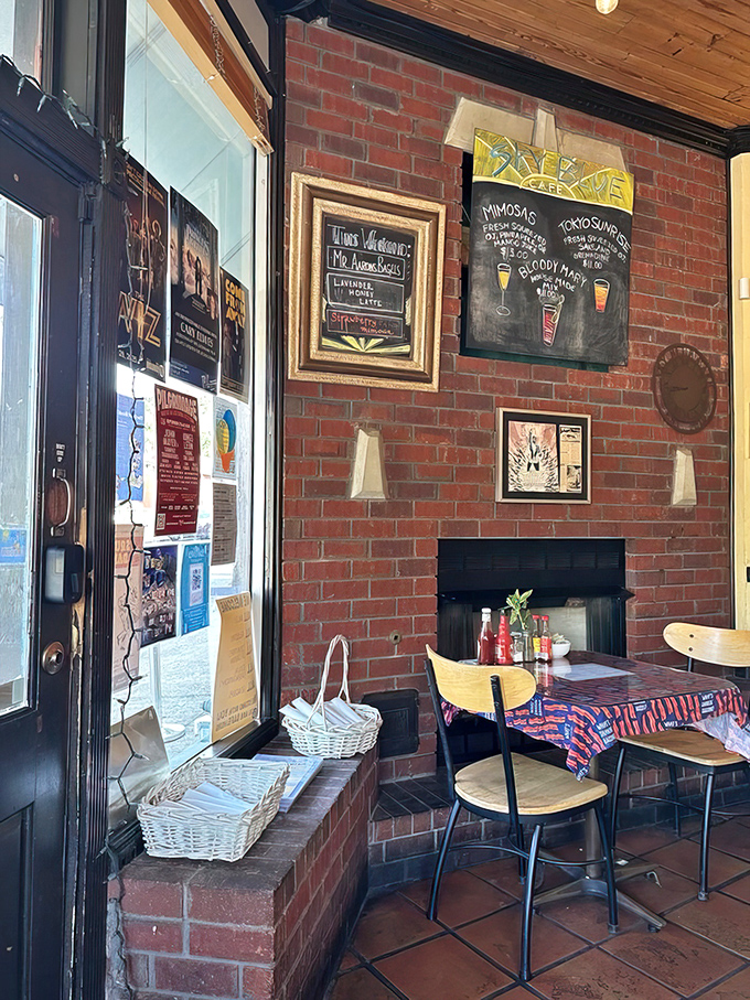 Exposed brick walls and chalkboard menus create that perfect "I've discovered something special" vibe that makes regulars out of first-timers.