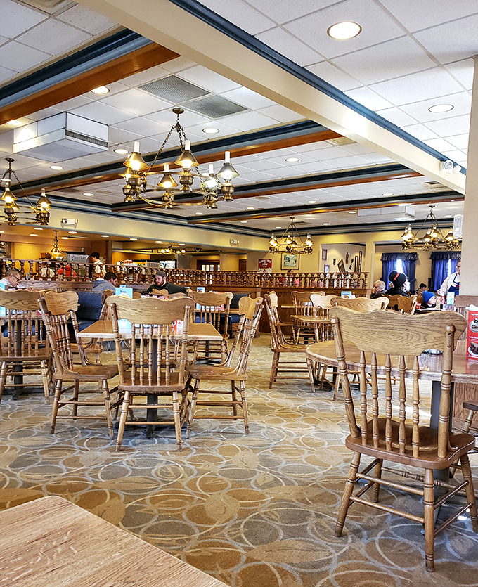 Wooden booths and classic chairs invite you to settle in for the long haul&mdash;this isn't fast food, it's slow food worth savoring.