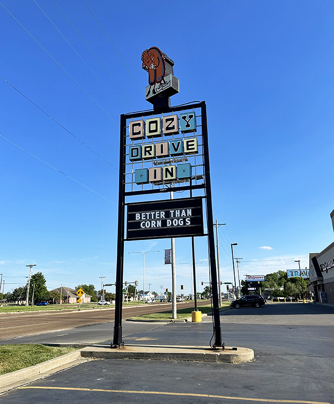 "Better than corn dogs" &ndash; the most modest boast in roadside advertising. They could have said "better than filet mignon" and still been right.