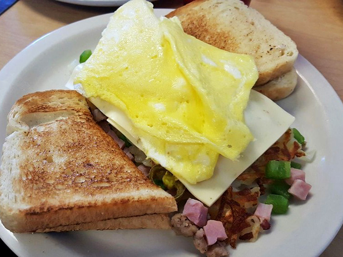 Toast that's achieved the perfect golden-brown, paired with a breakfast that's ready to tackle whatever the day throws at you.