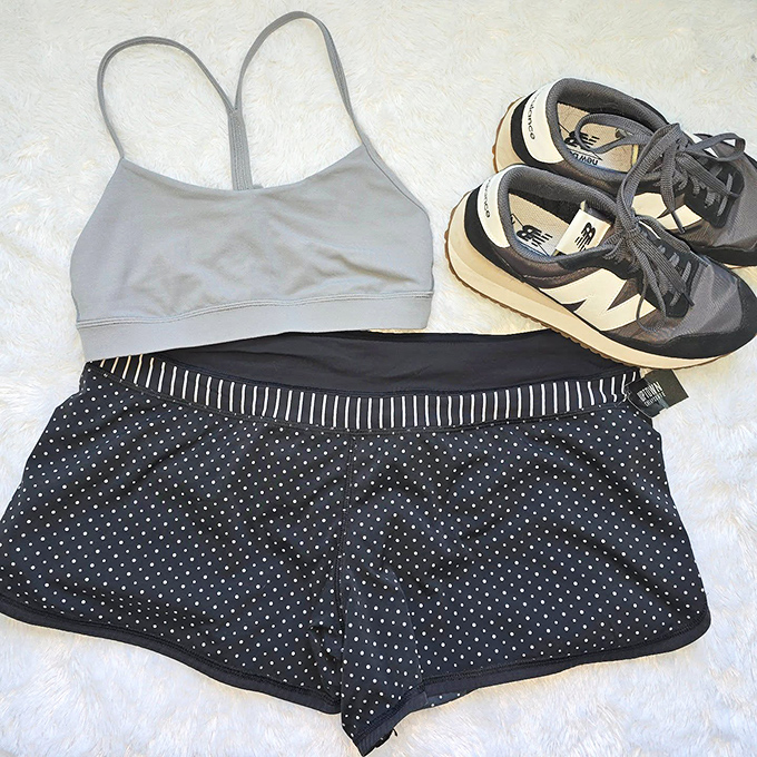 Athletic wear trifecta! From morning yoga to afternoon errands, these barely-worn pieces cost less than one new sports bra elsewhere.