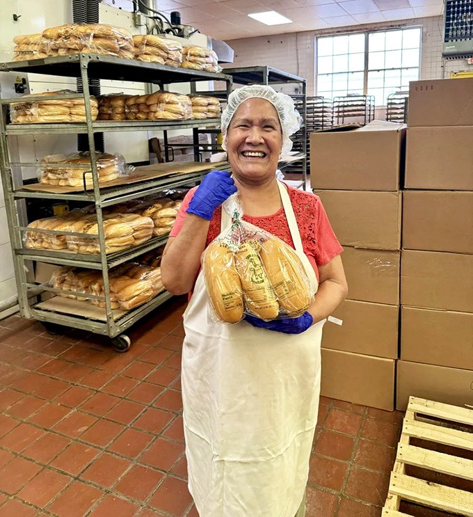 The smile says it all&mdash;bread made with both hands and heart. Genuine pride that no fancy culinary school could ever teach.