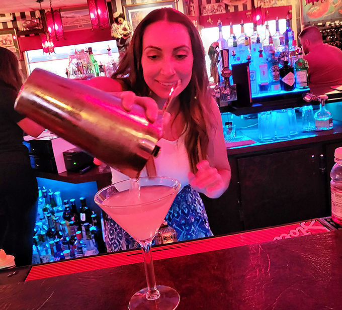 Behind the bar, magic happens &ndash; or at least something that makes you forget Monday exists.