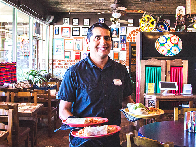 The staff carries plates like Olympic torchbearers &ndash; proud, careful, and aware they're delivering something that will ignite joy.