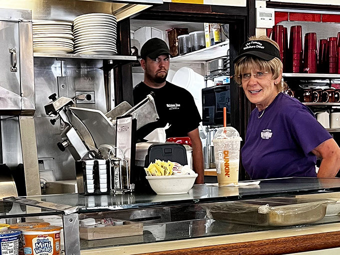 The staff moves with the efficiency of people who could flip pancakes in their sleep, yet still find time to remember your coffee preference from last month's visit.