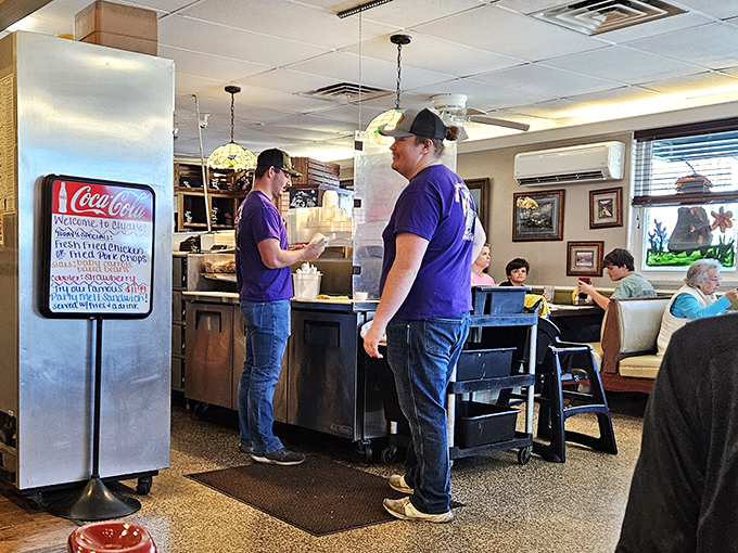 Staff and customers share the space with an easy familiarity that speaks volumes about Clyde's place in the community's heart.