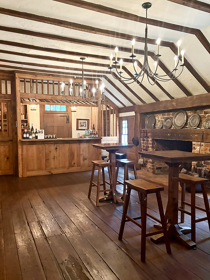 The tavern exterior that makes your McMansion look like it needs a history lesson.