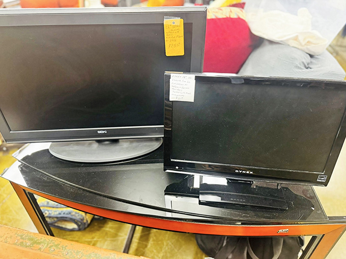 Yesterday's technology at tomorrow's prices. These flat-screens remind us that entertainment evolves, but movie nights are timeless.