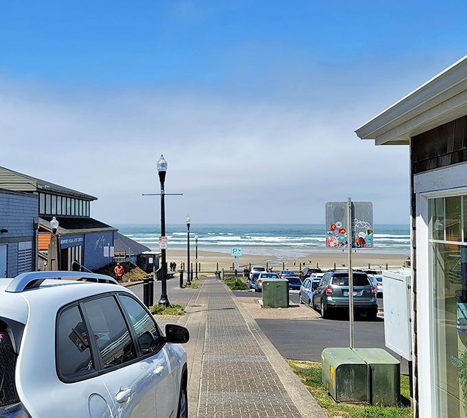 The view from Chowder Bowl reminds you why you're eating seafood in the first place. The ocean is practically your dining companion.