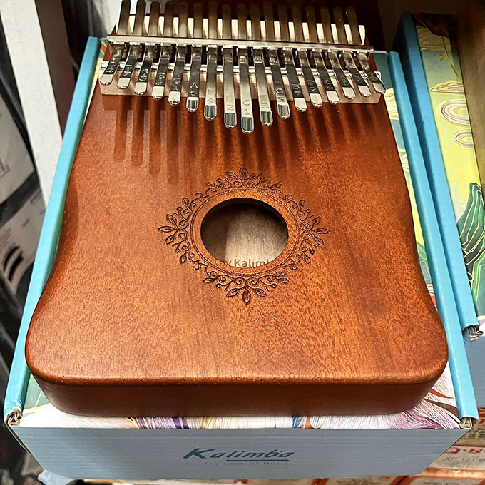 This kalimba thumb piano offers musical meditation in a box, no talent required &ndash; just curiosity and fingers willing to explore.