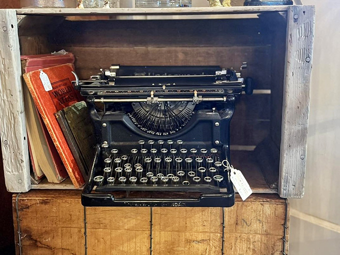 This vintage typewriter isn't just a collector's item&mdash;it's a portal to an era when thoughts were carefully considered before being committed to paper.