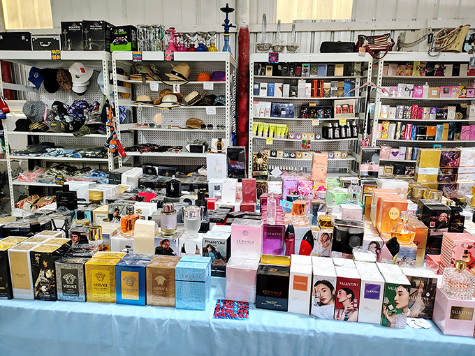 Fragrance heaven! This perfume paradise offers scents for every occasion, from "casual Tuesday" to "meeting the in-laws."