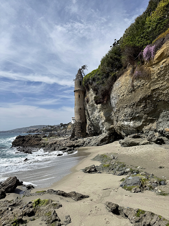 From this angle, you can almost imagine Rapunzel letting down her hair – if Rapunzel had a thing for surfing and fish tacos.