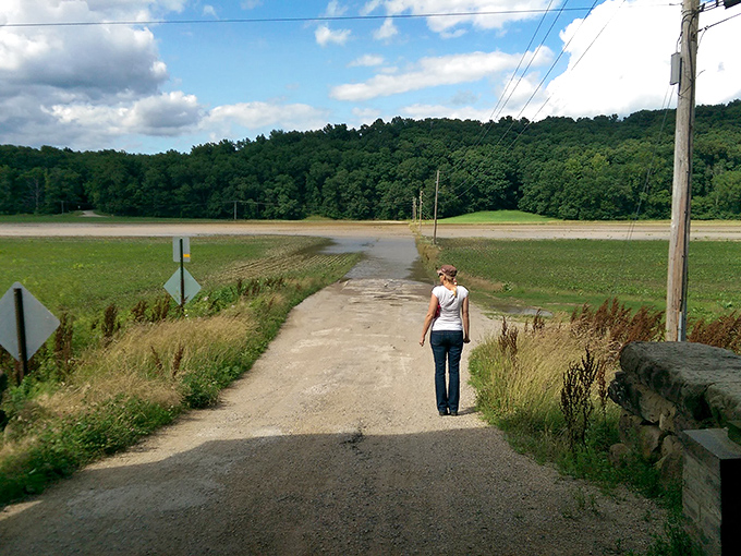Standing on the bridge looking out&mdash;this is the view generations of locals saw on their daily commute.