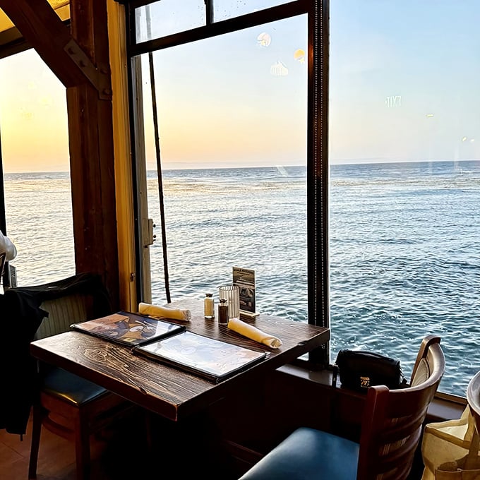 A table with a view that makes you wonder if you're paying for the food or the million-dollar panorama. Spoiler: it's worth it either way.