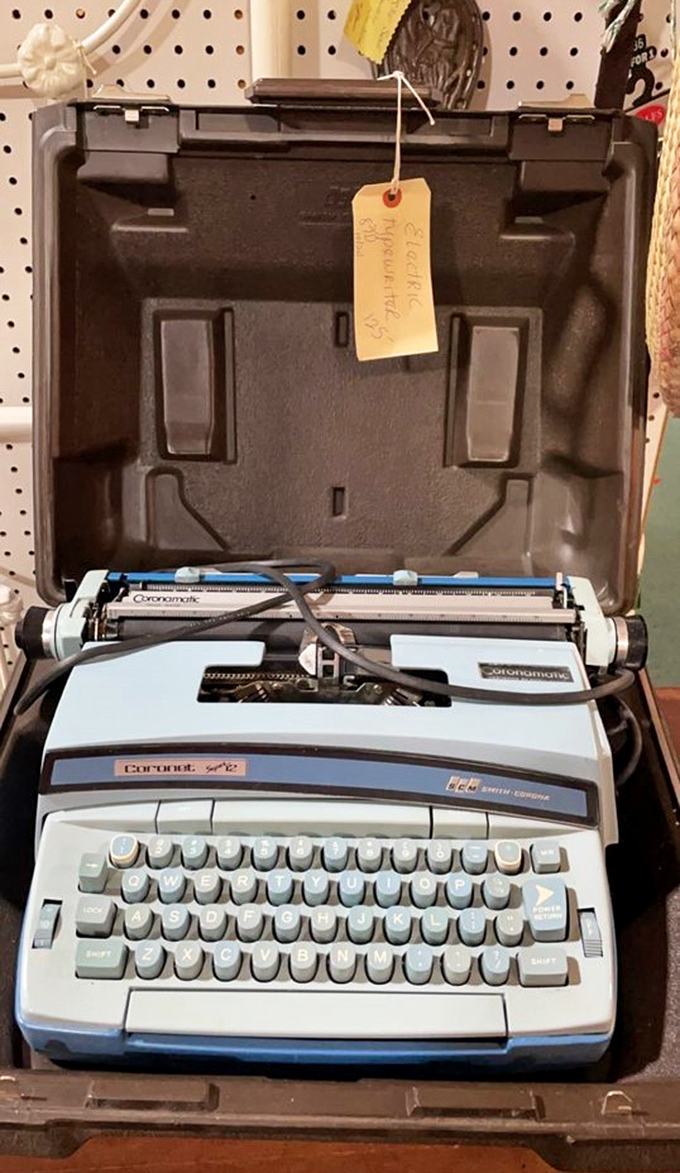 Before laptops and smartphones, this typewriter turned thoughts into permanence with satisfying mechanical clicks.