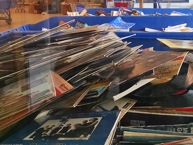 Album covers tell stories of musical eras gone by &ndash; each one a rectangular time capsule waiting for a new turntable to call home. 