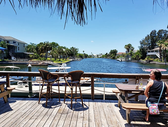 The view that comes free with every meal. Florida waterfront dining at its most authentic&mdash;no reservations, no pretense, just beauty.