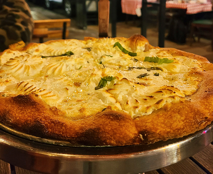 The white pie &ndash; pizza's elegant cousin who decided to skip the tomato sauce and still somehow stole the show.