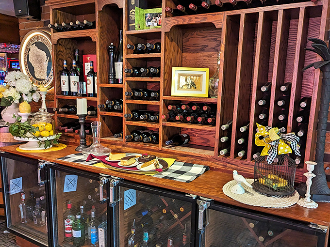 Wine displays that would make even your sophisticated city cousin impressed.