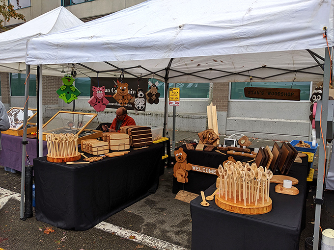 Wooden crafts with personality to spare. This vendor transforms simple materials into conversation pieces that will have guests asking, "Where did you find that?"