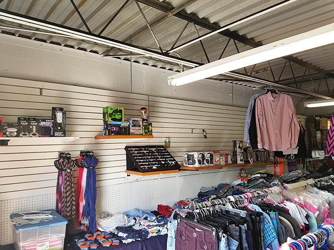 Vintage elegance awaits inside this booth where yesterday's treasures become tomorrow's conversation pieces.