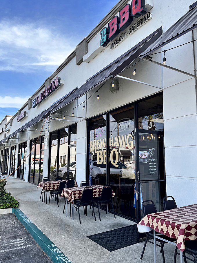 Checkered tablecloths and barbecue dreams - where Orange County gets its smoke fix.