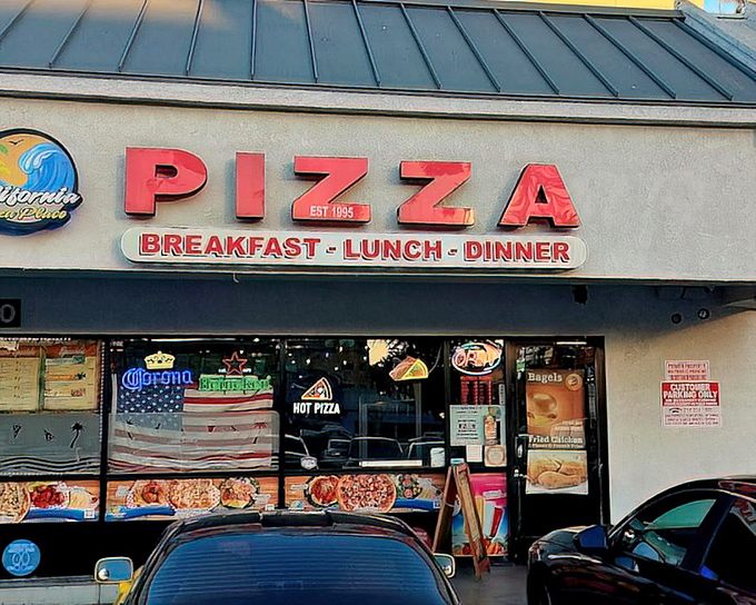 California Pizza Place serves up Golden State classics from this cheerful Anaheim storefront near Disney magic. 