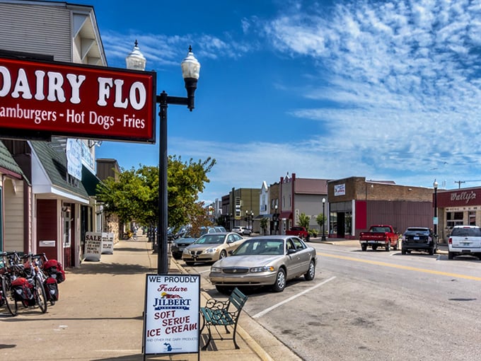 Old-fashioned storefronts serve modern needs without forgetting what made small towns special originally.
