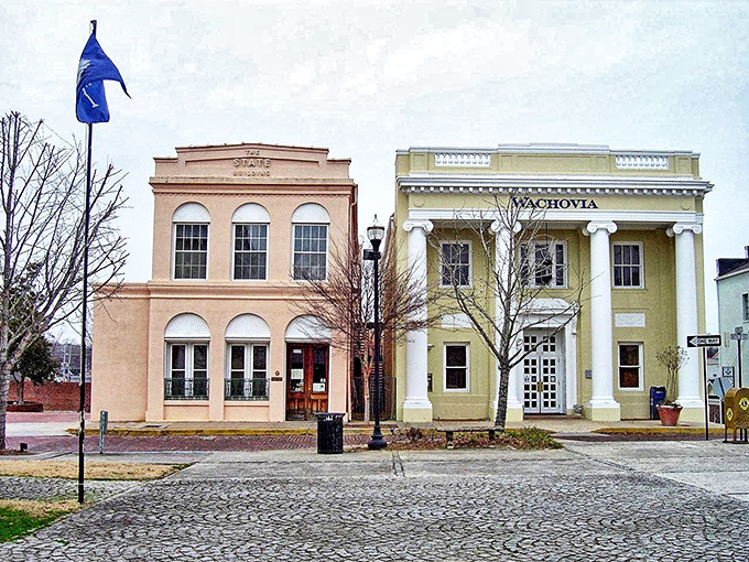 Classic storefronts and cobblestone details remind us that some treasures are worth preserving forever.