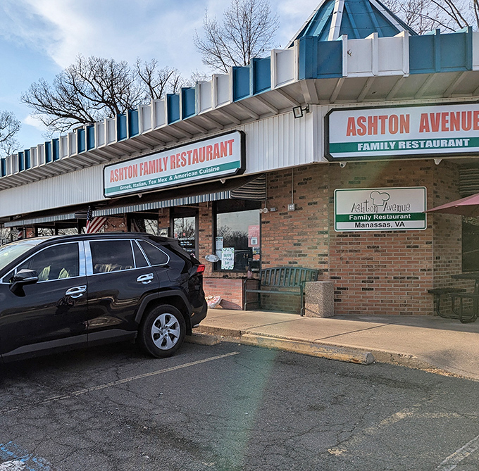 That sturdy entrance welcomes families like a favorite uncle's bear hug at reunions.