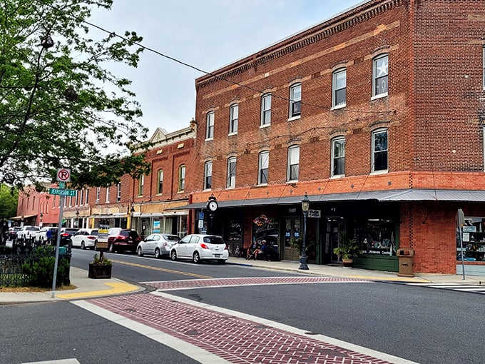 These historic storefronts whisper tales of simpler times when Main Street was America's heartbeat.