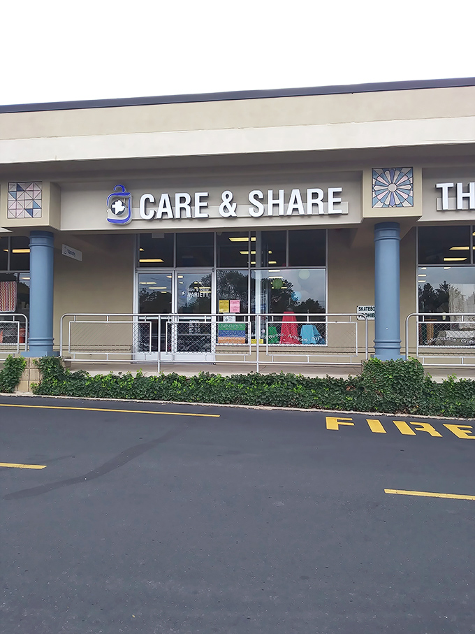 The well-maintained exterior hints at the quality curation and community spirit found inside this special shop.