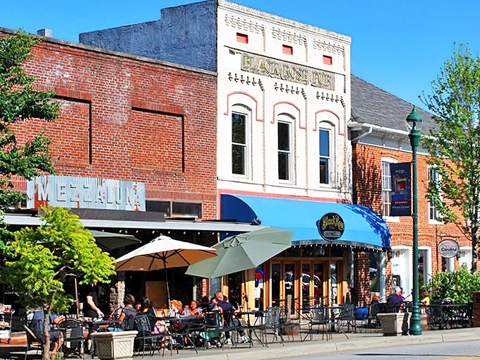Hendersonville's outdoor dining scene proves that mountain air is the secret ingredient missing from your home cooking.
