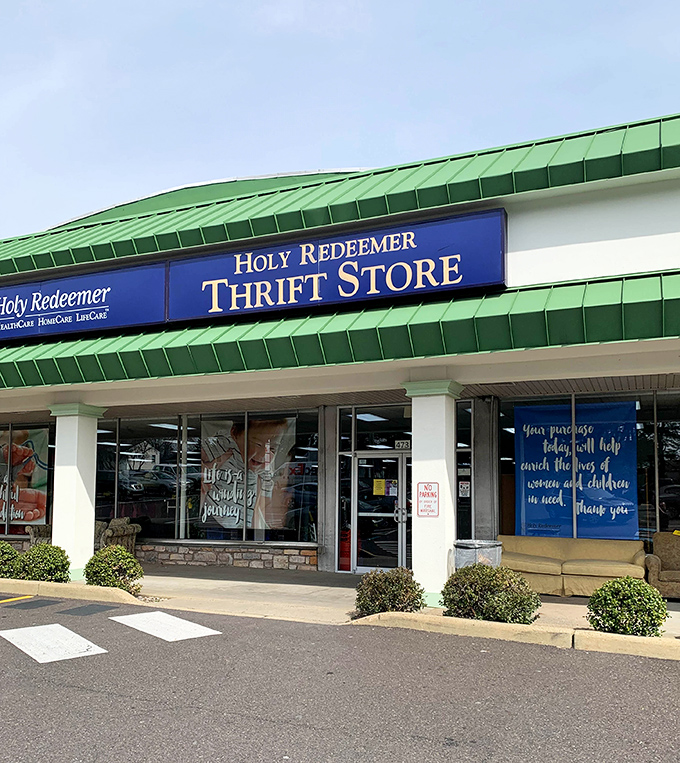 Sometimes the most beautiful thrift stores hide in the most surprising suburban locations.