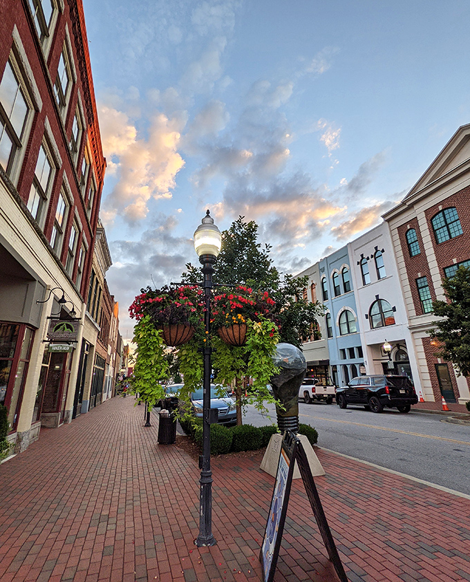 Historic buildings in Spartanburg house local businesses where your $1,900 monthly budget stretches further than you might expect.