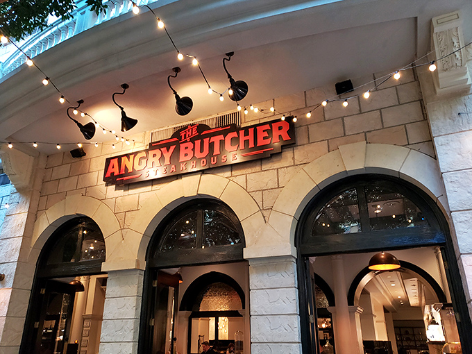 Don't judge this steakhouse by its playful name; the beef here means serious business every night.