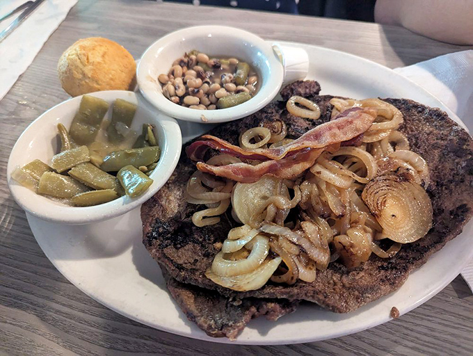 Liver and onions that could convert even the most dedicated organ-meat skeptics. Comfort food that grandma would approve of.