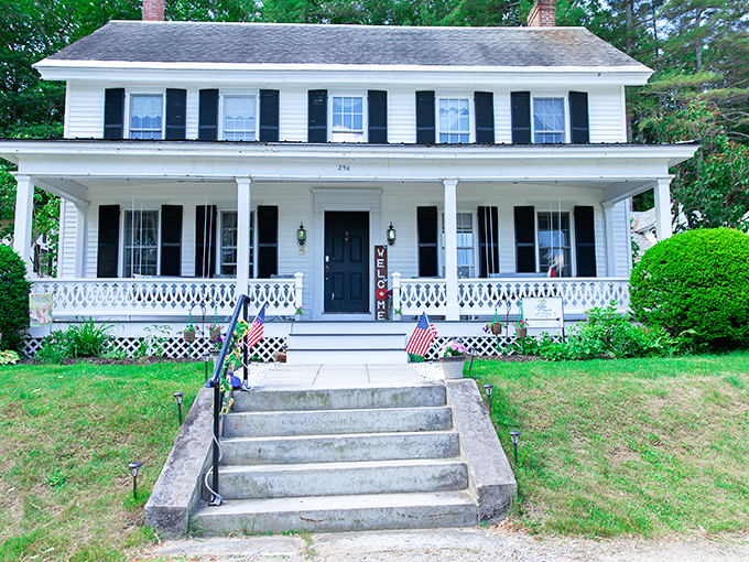Charming homes like this maintain their historic character while offering affordable living. That porch practically begs for morning coffee and evening conversations.