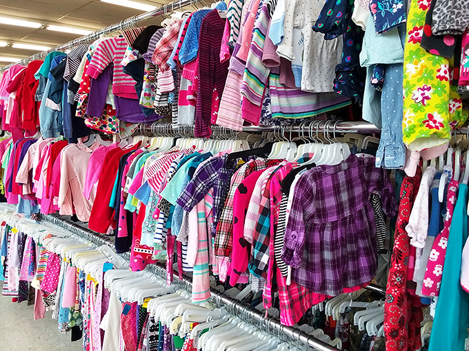 Tiny fashion statements at tiny prices. These little plaid shirts and polka dot dresses have barely been worn&mdash;kids grow faster than wallets can keep up.