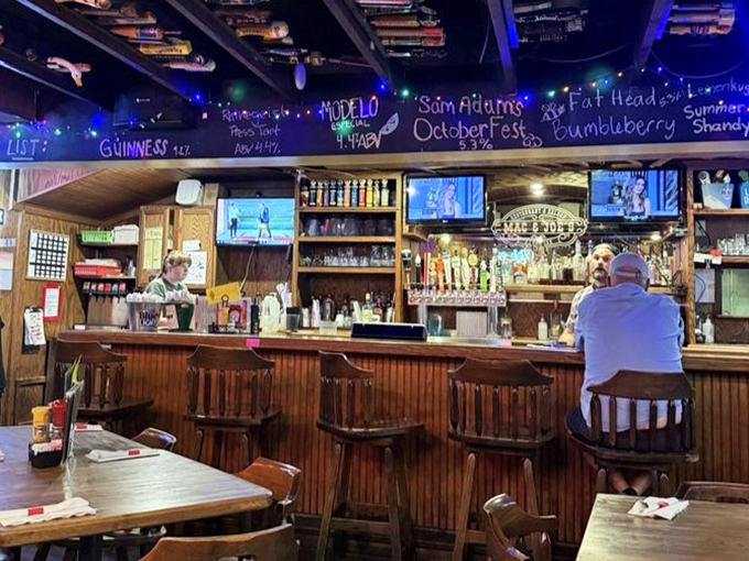 The bar at Mac & Joe's&mdash;where strangers become friends and friends become family over pints and shared plates.
