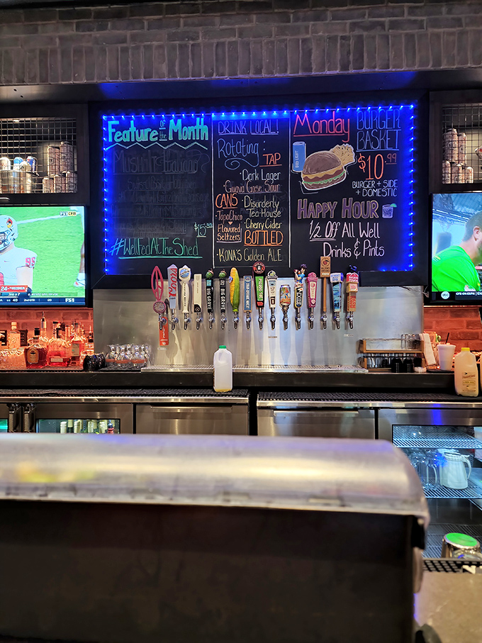 The bar board glows with promise&mdash;Monday Burger Bash for $10.99 might be the best reason to look forward to the start of the week. 