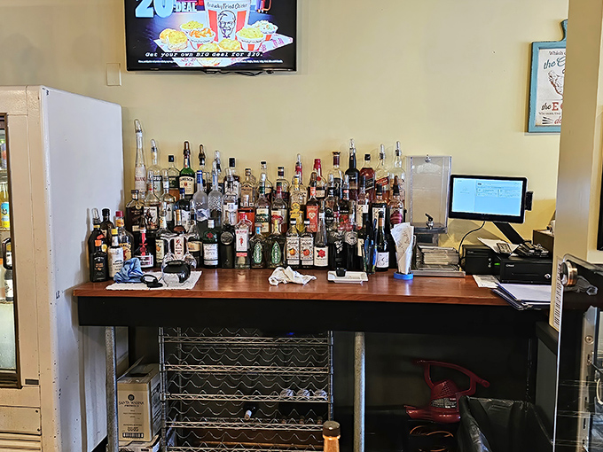 The bar stands ready for those who believe that brunch without booze is just a sad, late breakfast.