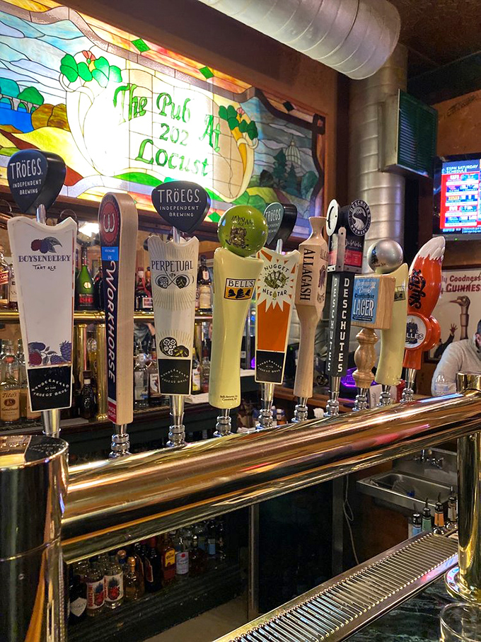 A tap lineup featuring local Pennsylvania breweries alongside Irish classics &ndash; proof that McGrath's honors both its Emerald Isle roots and its Keystone State home.